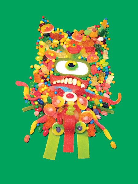 Sweet Portraits Made From Cereal and Candy – Foodiggity