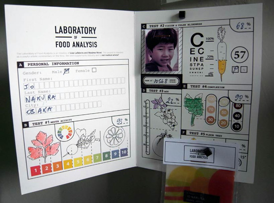The Laboratory of Food Analysis, Interactive Art Installation and ...