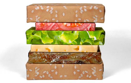 Cheeseburger Wrapping Paper | Foodiggity