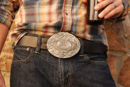 BevBuckle, A Belt Buckle for Hands-Free and Fashionable Beer Drinking ...