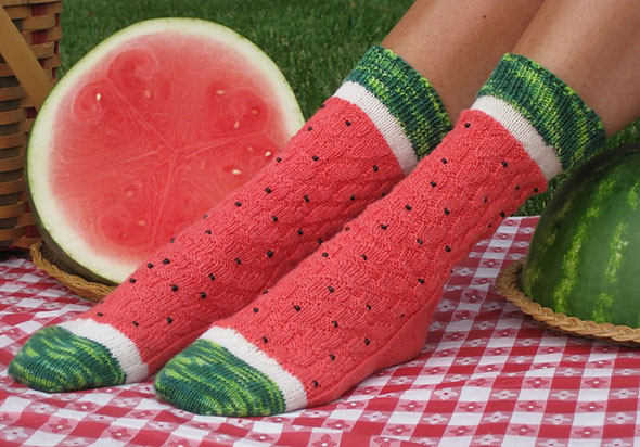 Watermelon Socks | Foodiggity
