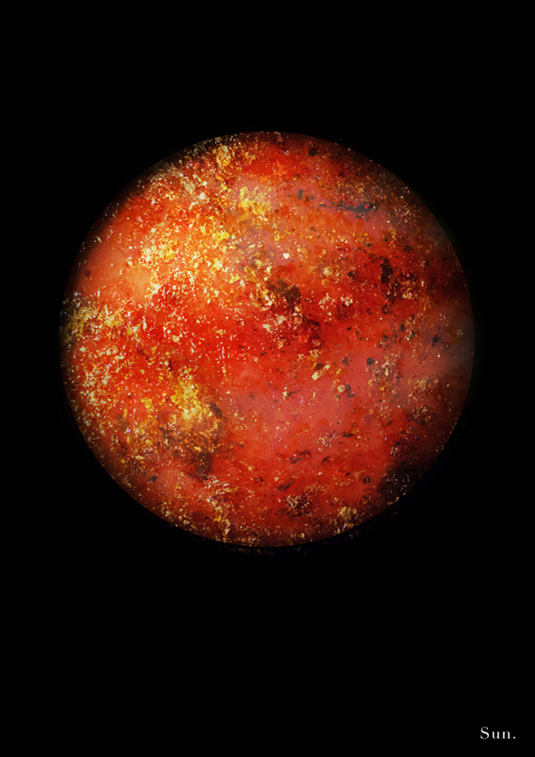 Planets, The Sun and Moon Recreated With Frying Pans – Foodiggity