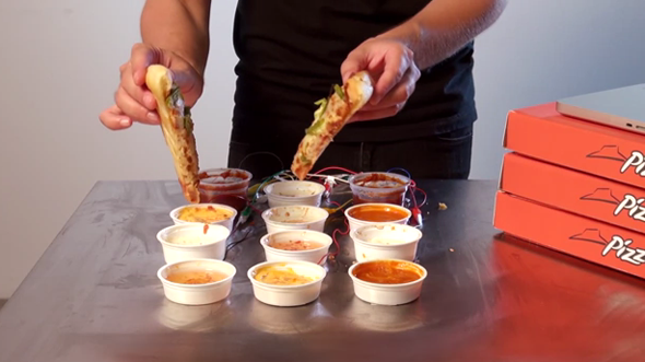 Dip Hop, Musical Pizza Drops Beats When Dipped In Sauce | Foodiggity