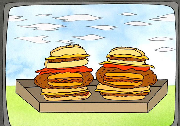The Ulti-Meatum, A 10,000 Calorie Burger Inspired By The Regular Show ...