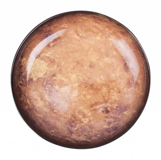 Cosmic Diner, Dinnerware Made To Look Like The Planets, Moons, and Sun ...