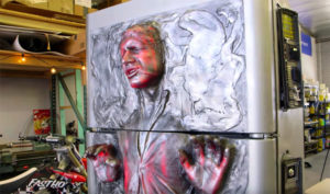 A Full-size Han Solo In Carbonite Refrigerator – Foodiggity