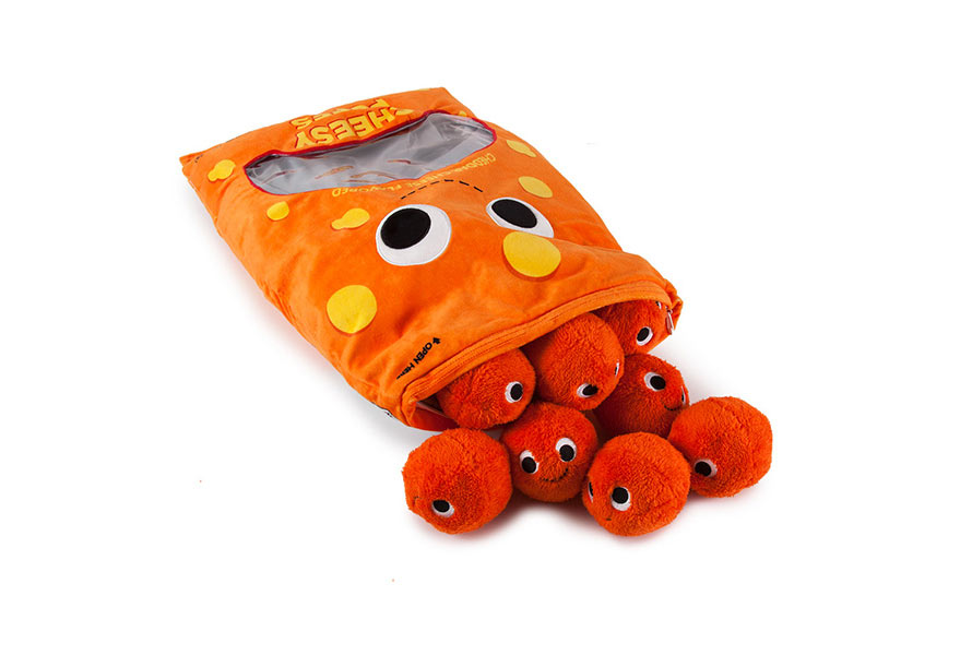 Cheese Puff Plushes Demand To Be Played With, Won’t Stain Fingers ...