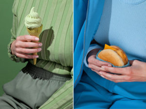 Wardrobe Snacks, A Vintage Photo Series of Clothes Matching Foods ...