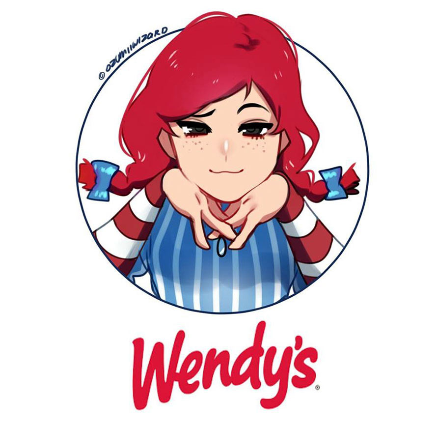 Fast Food Mascots Reimagined As Anime Characters – Foodiggity